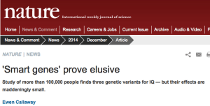 TOP TEN GENETICS STORIES FOR 2014: INCREDIBLE ACHIEVEMENTS (DON’T COME ...